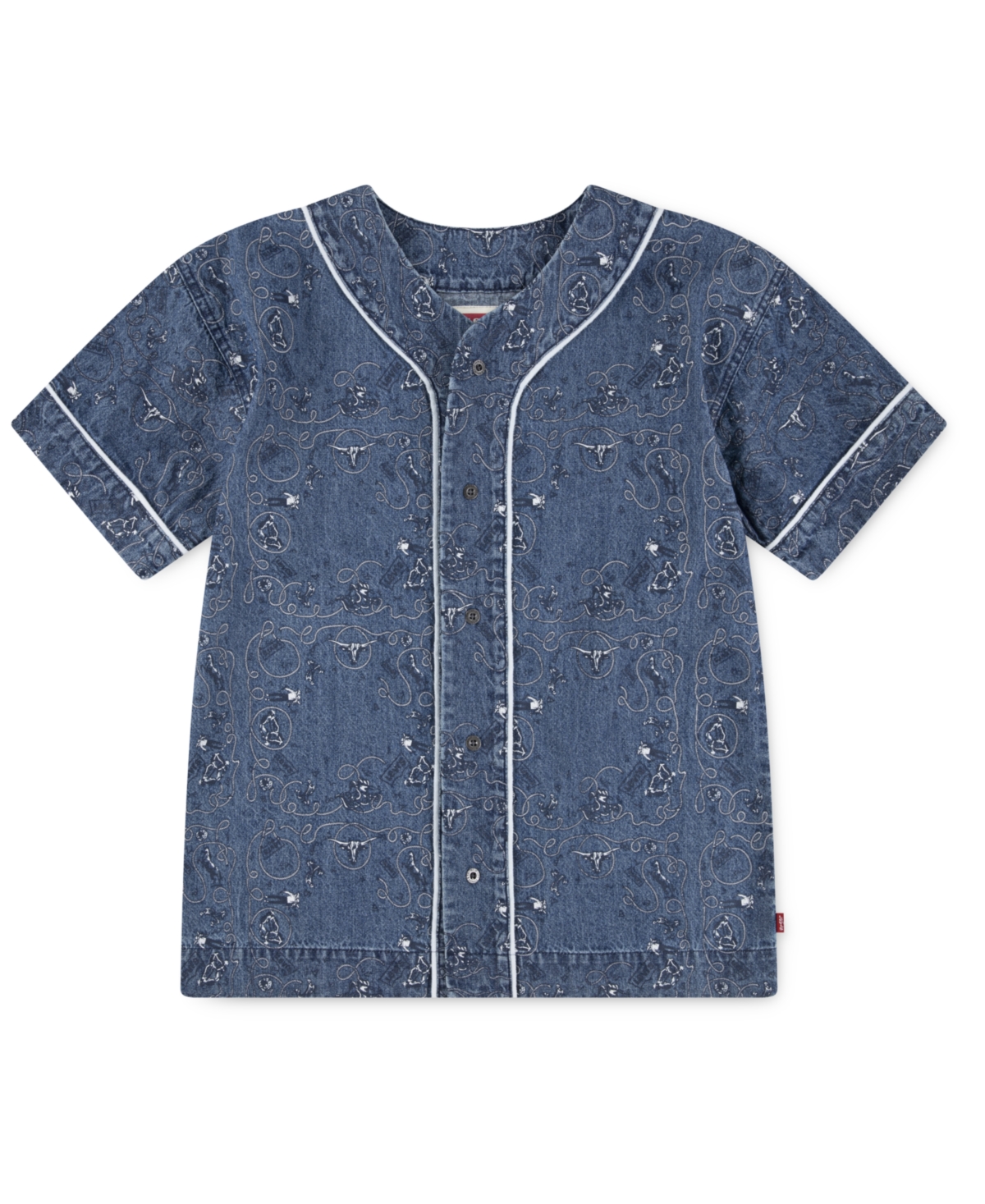Click here for Levis Big Boys Baseball Woven Shirt - Burbank prices