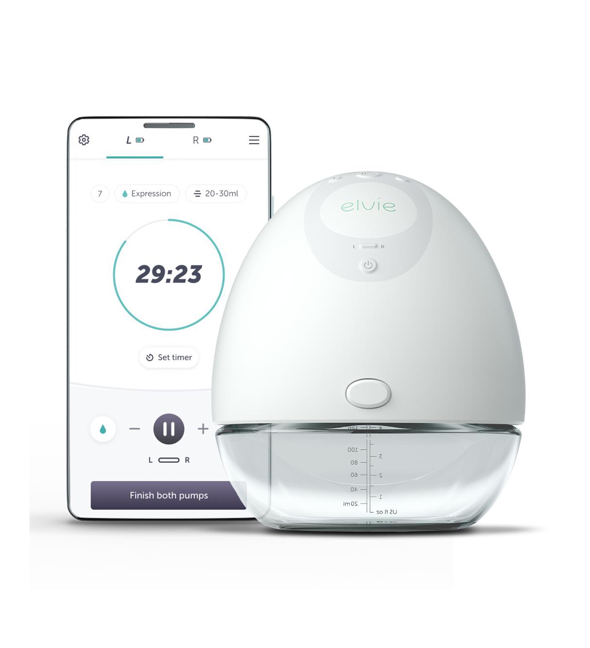 Click here for Elvie Baby Wearable Pump - Single Electric Breast... prices