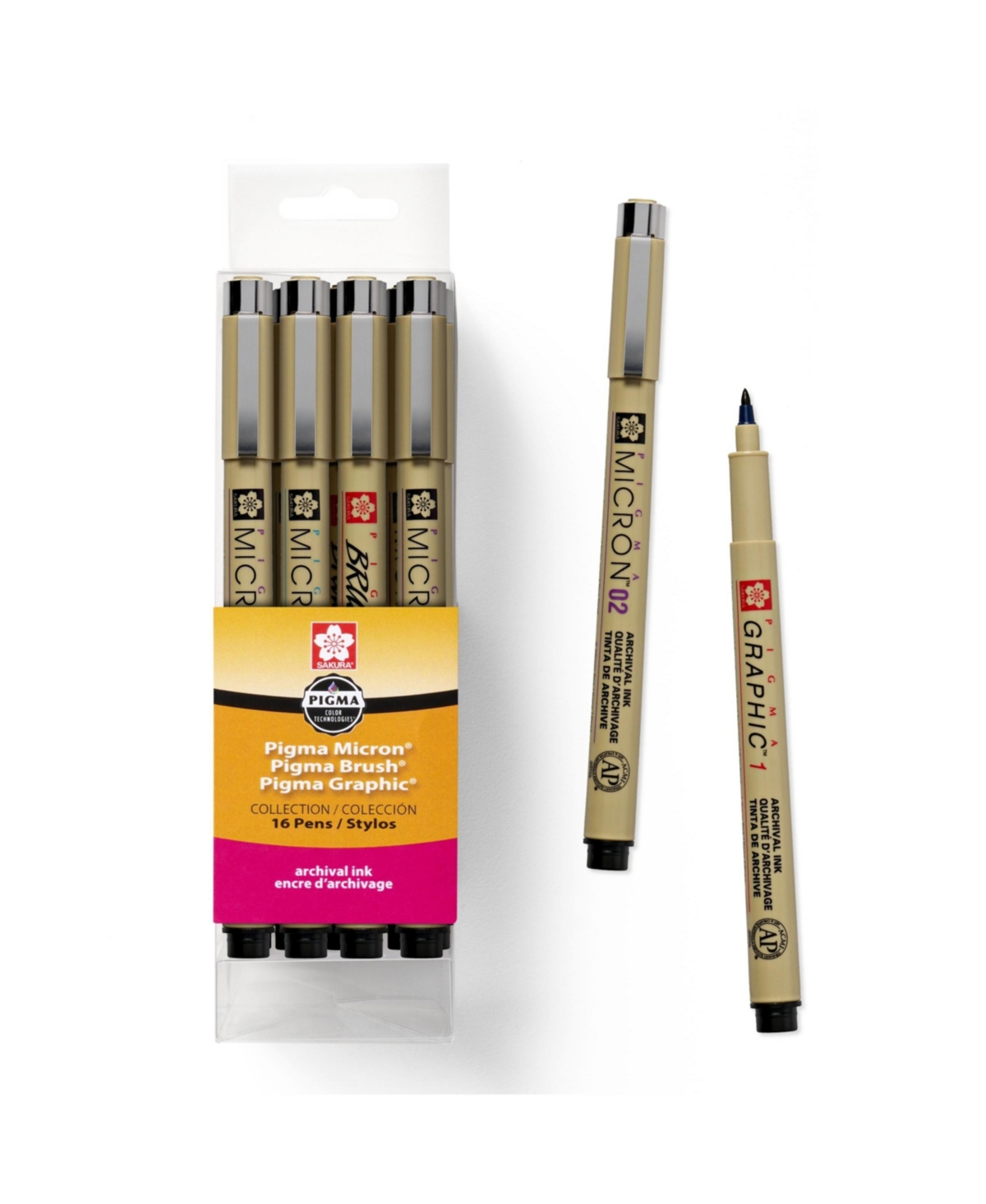 Click here for Sakura Pigma Micron Black Ink Multi-tip Set  16 Pa... prices