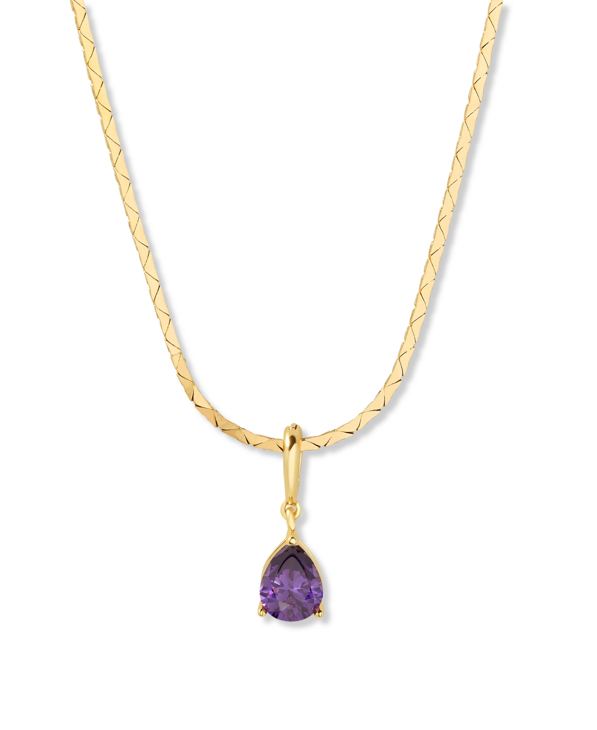 Click here for brook & york Gold Plated Melrose Teardrop Birthsto... prices