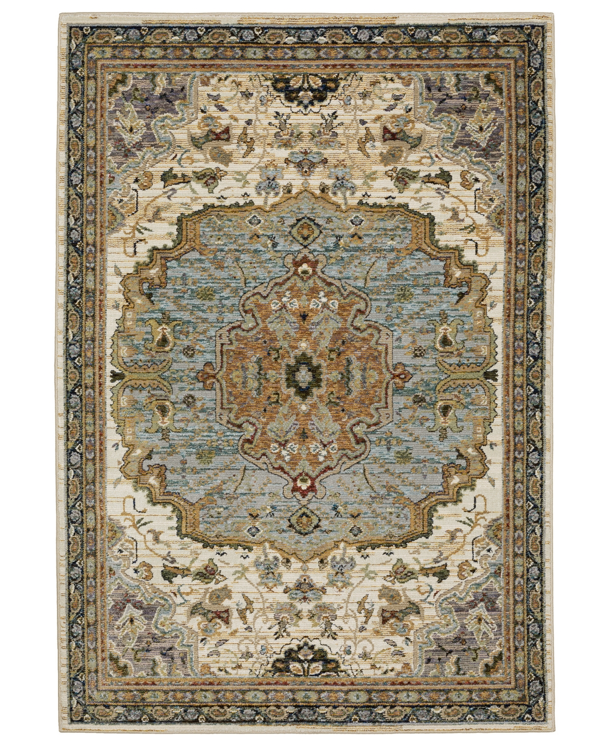 Click here for Oriental Weavers Andorra 2451B 710x1010 Area Rug -... prices