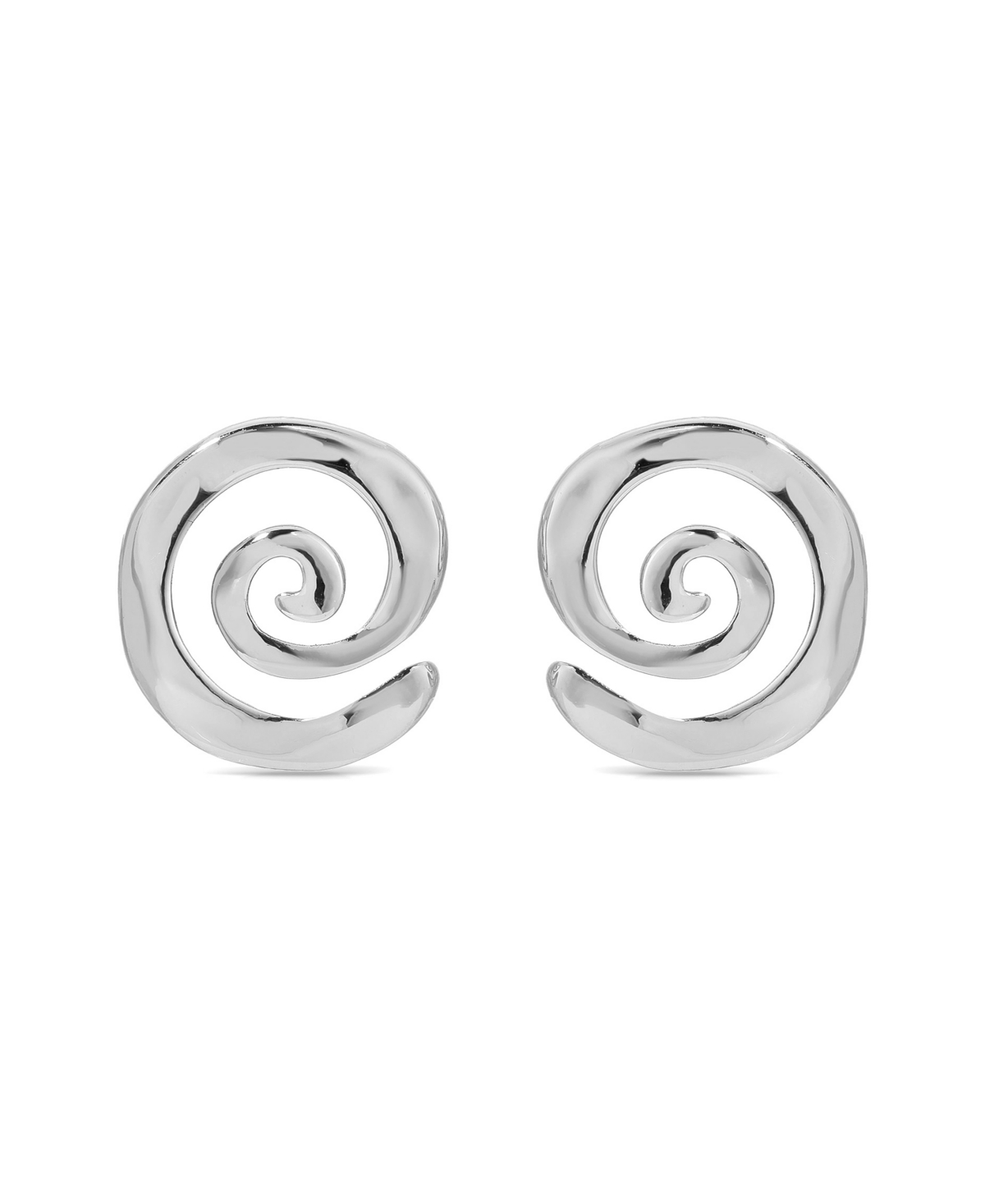 Click here for Ettika Aura Swirl Stud Earrings - Silver prices