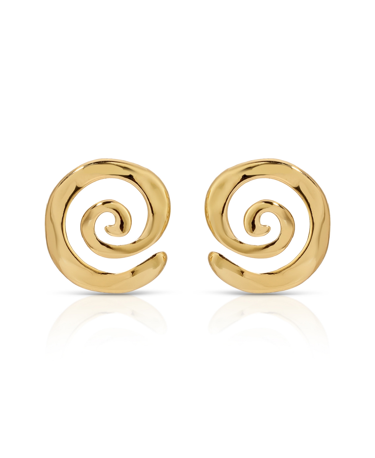 Click here for Ettika Aura Swirl Stud Earrings - Gold prices