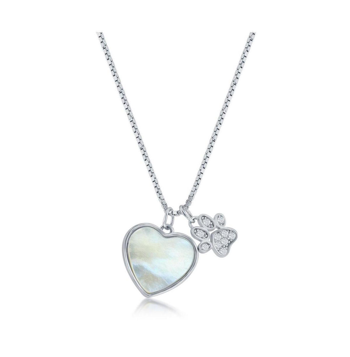 Click here for Caribbean Treasures Sterling Silver Mop Heart and... prices