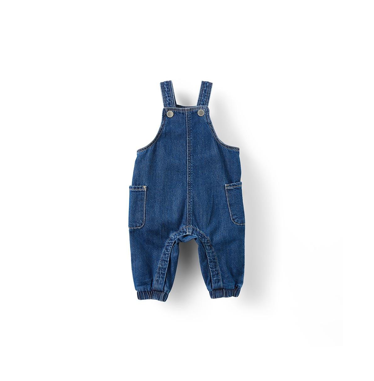 Click here for Cotton On Baby Boys Kairo Denim Overall - Mid blue... prices