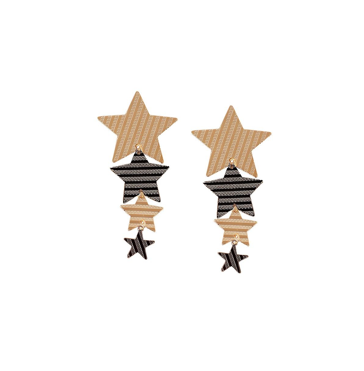 Click here for Sohi Womens Star Drop Earrings - Gold prices