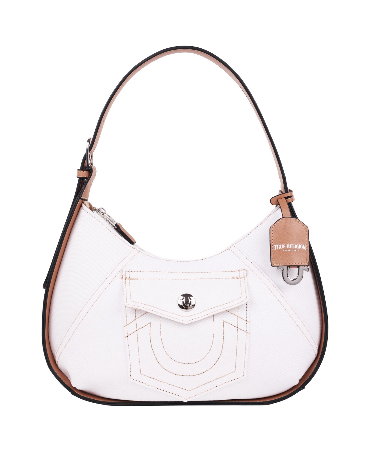 Click here for True Religion Horseshoe pocket Medium Hobo - White prices