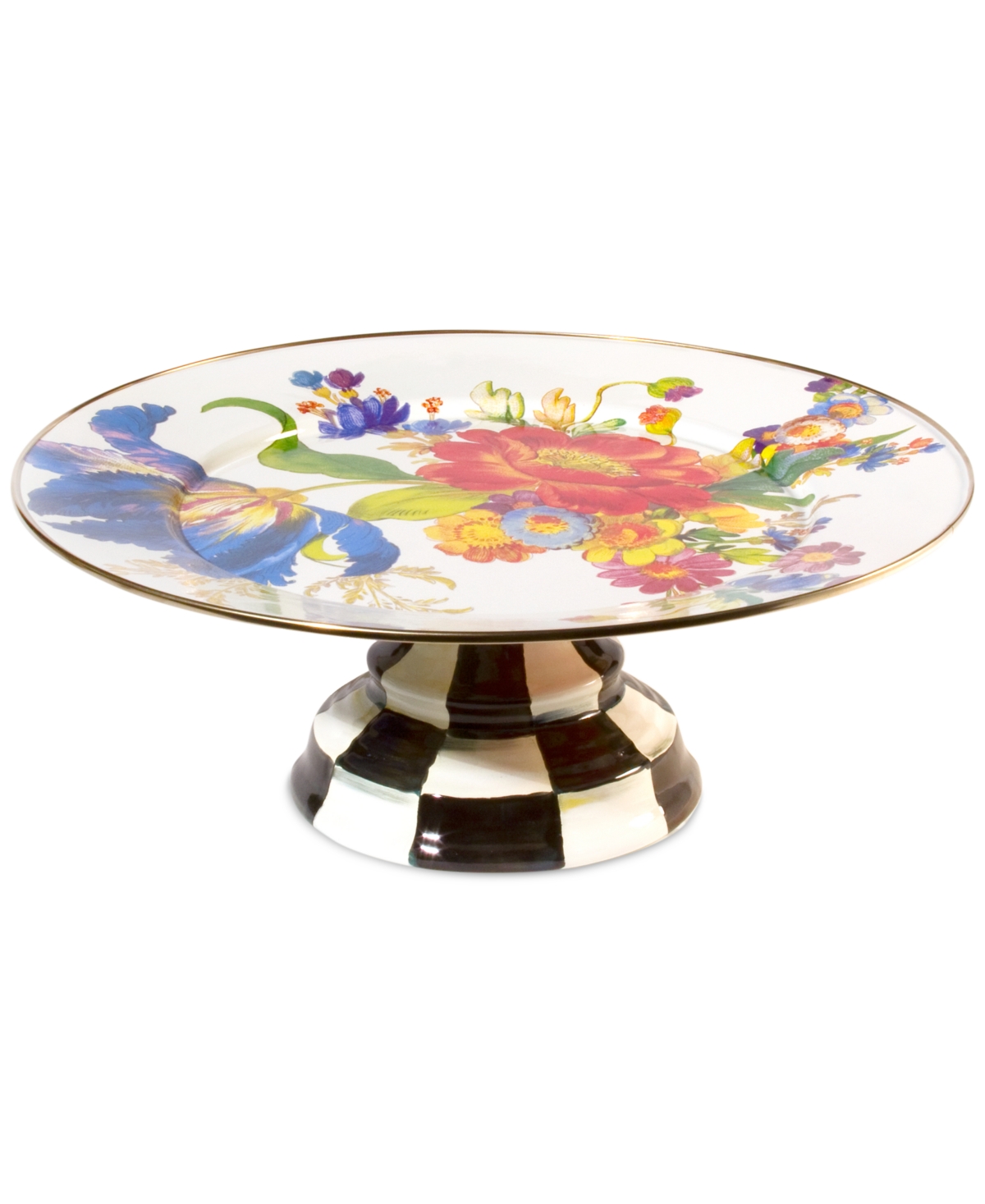 Click here for Mackenzie-Childs White Flower Market Large Pedesta... prices