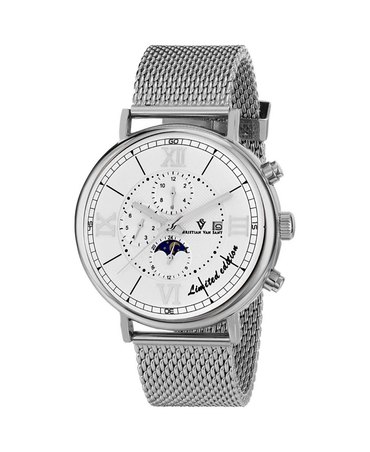 Click here for Christian Van Sant Mens Somptueuse Ltd White Dial... prices