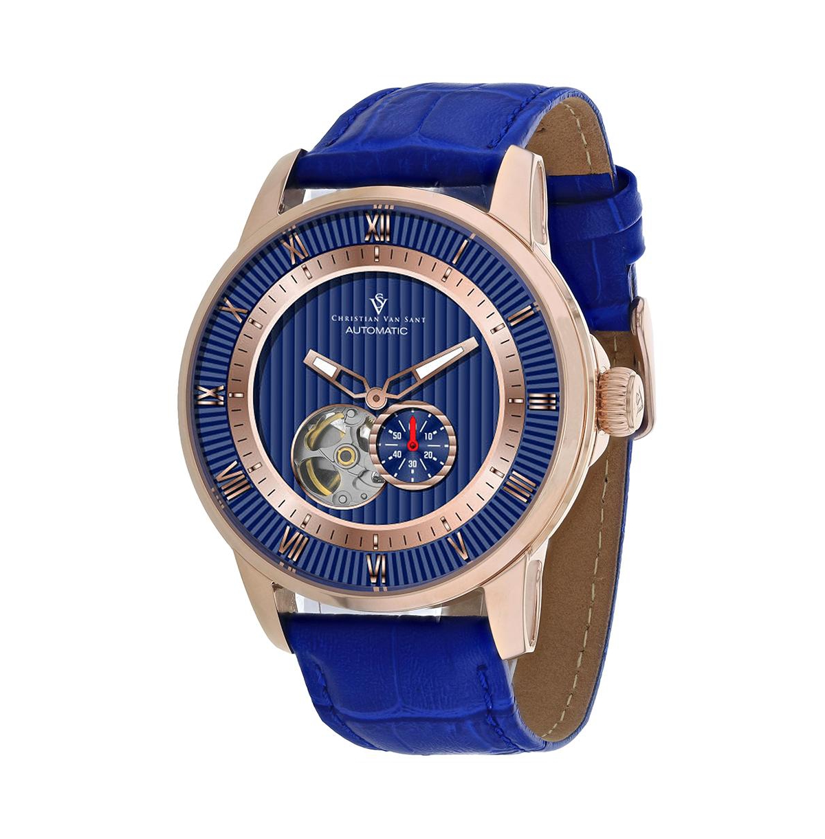 Click here for Christian Van Sant Mens Viscay Blue Dial Watch - C... prices
