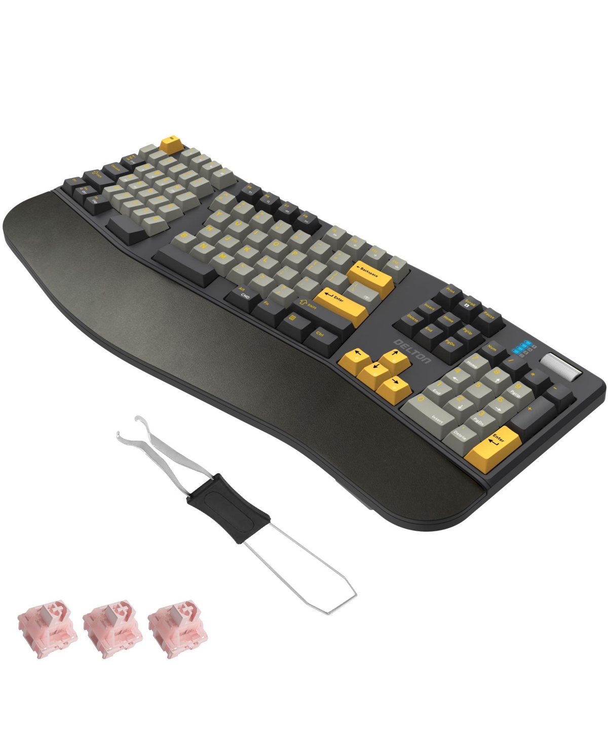 Click here for Delton KB450 Wireless Ergonomic Mechanical Keyboar... prices