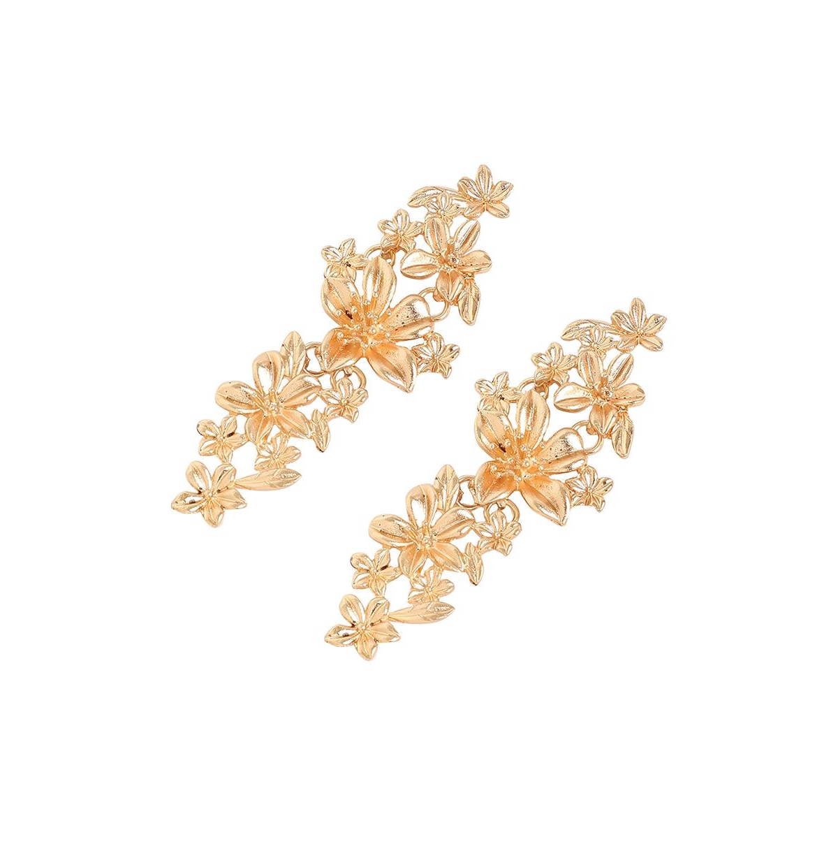 Click here for Sohi Womens Flora Drop Earrings - Gold prices