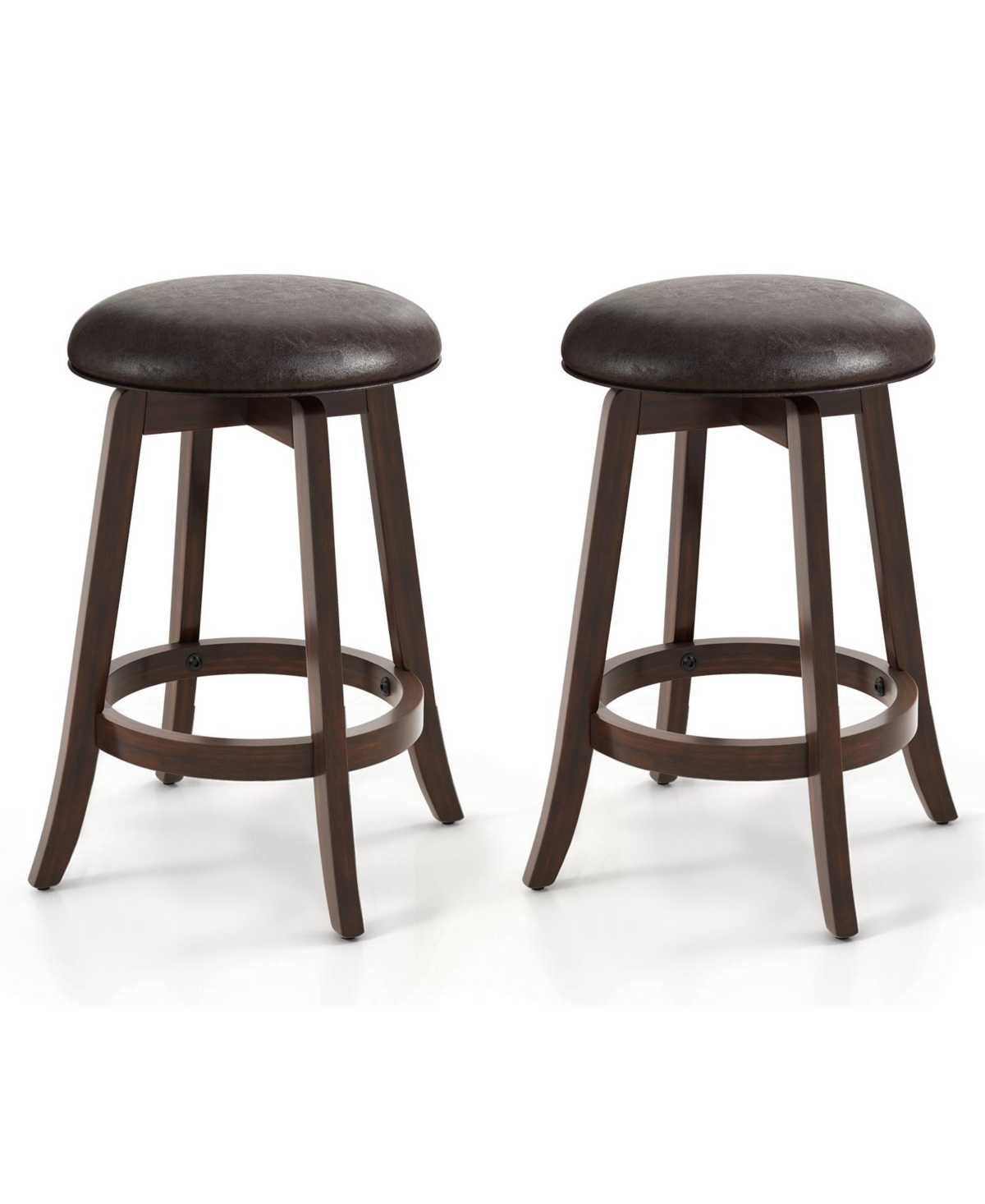 Click here for Slickblue Upholstered Bar Stool with Swivel Round... prices