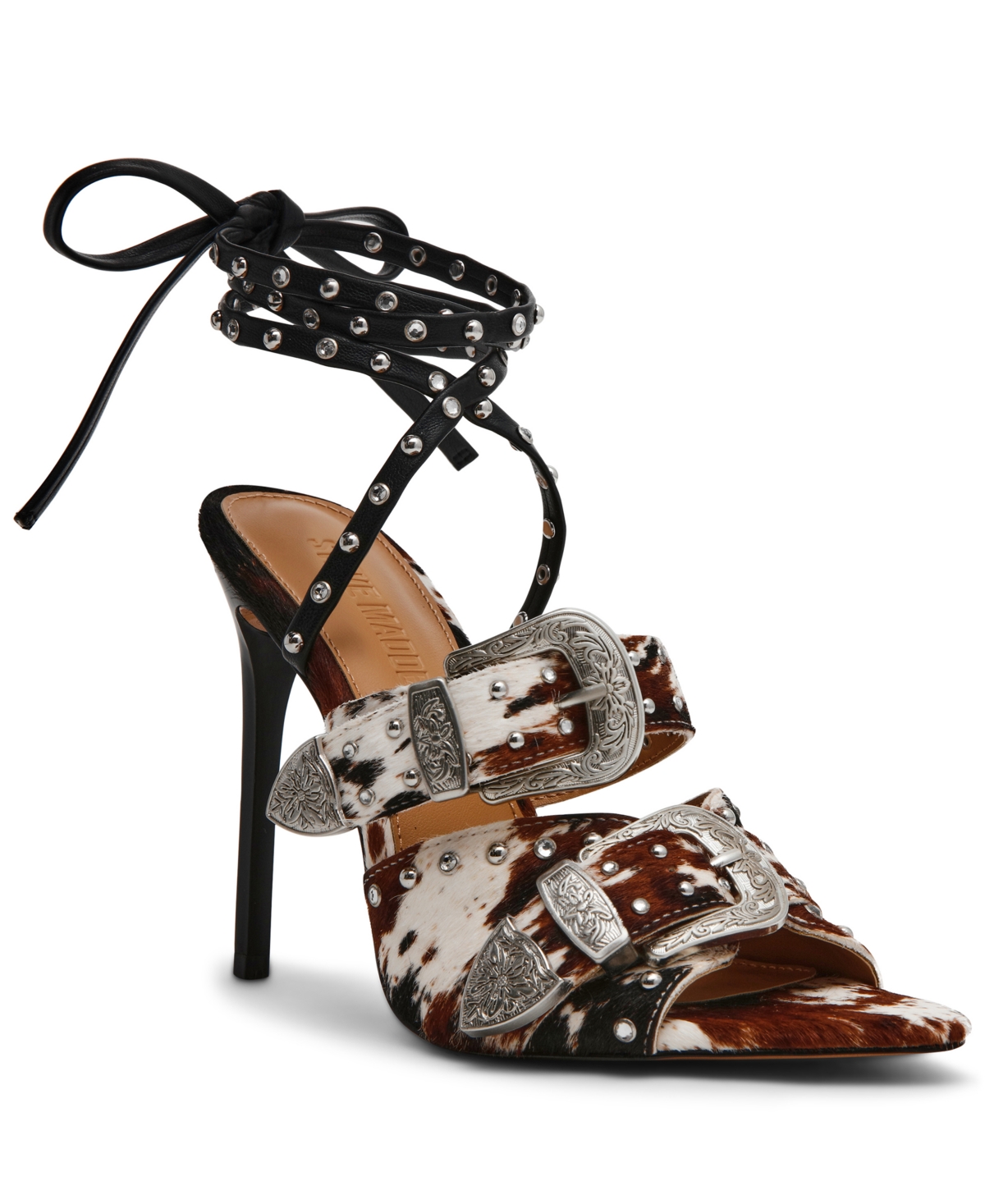 Click here for Steve Madden Womens Saddle-h Western Buckled High-... prices
