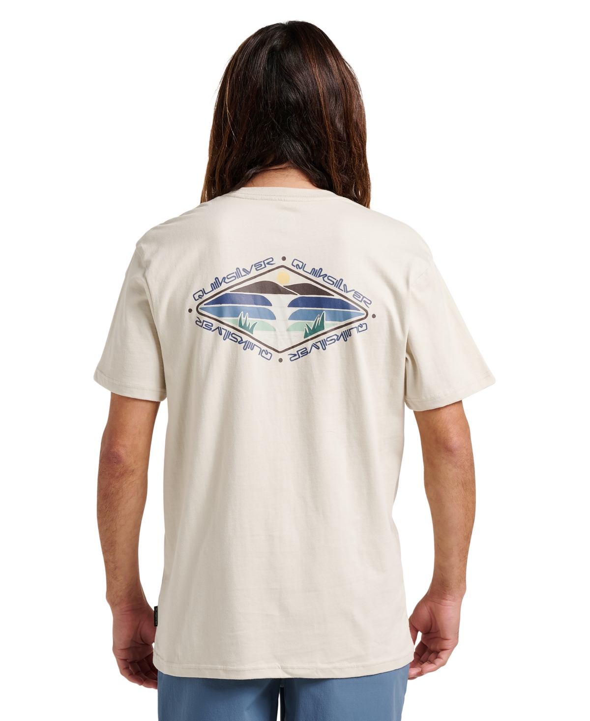 Click here for Quiksilver Mens Peak Day T-Shirt - Moonstruck prices