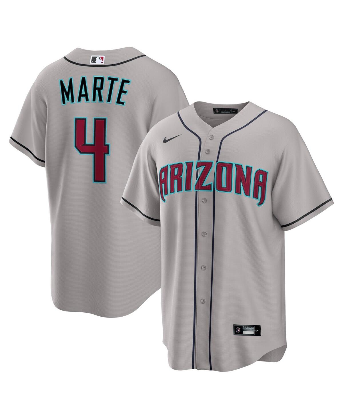 Click here for Nike Mens Ketel Marte Gray Arizona Diamondbacks Ro... prices