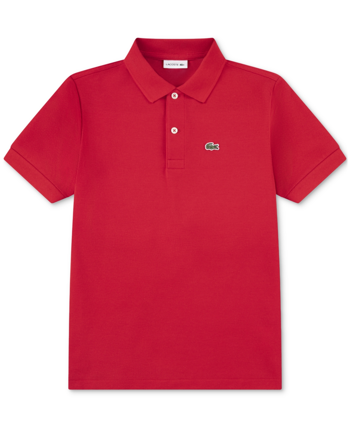 Click here for Lacoste Big Boys Cotton Petit Pique Polo Shirt - L... prices