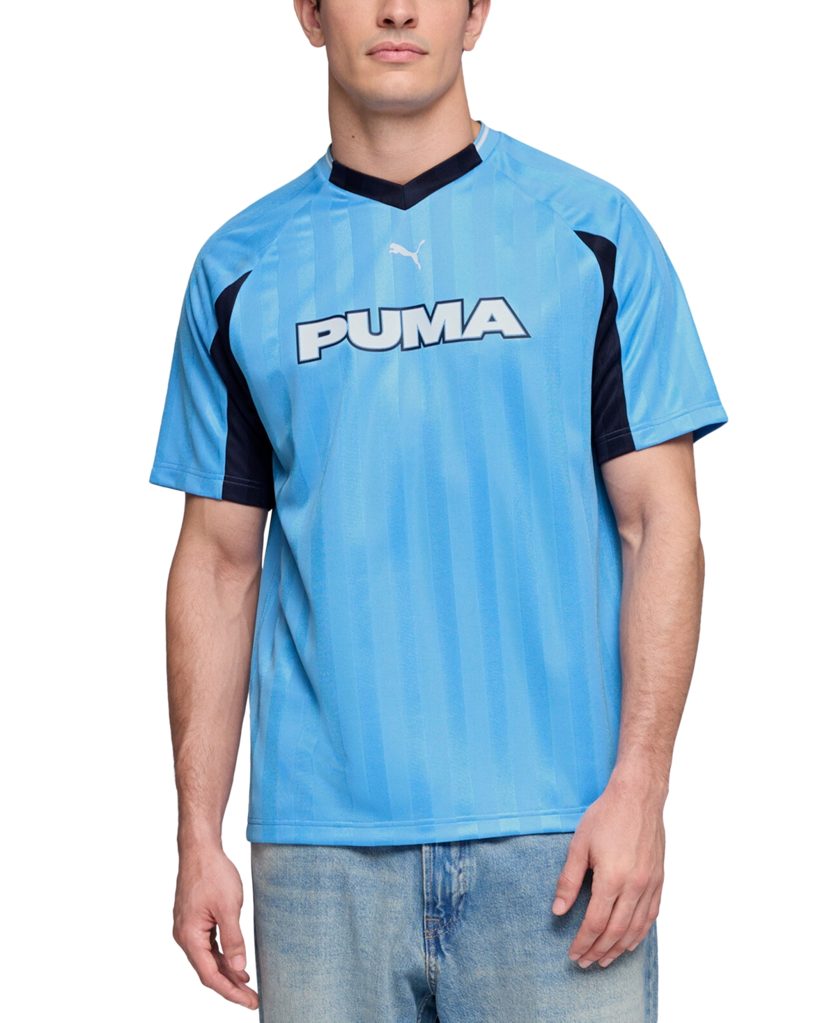 Click here for Puma Mens Sport Soccer Jersey - Team Light Blue prices