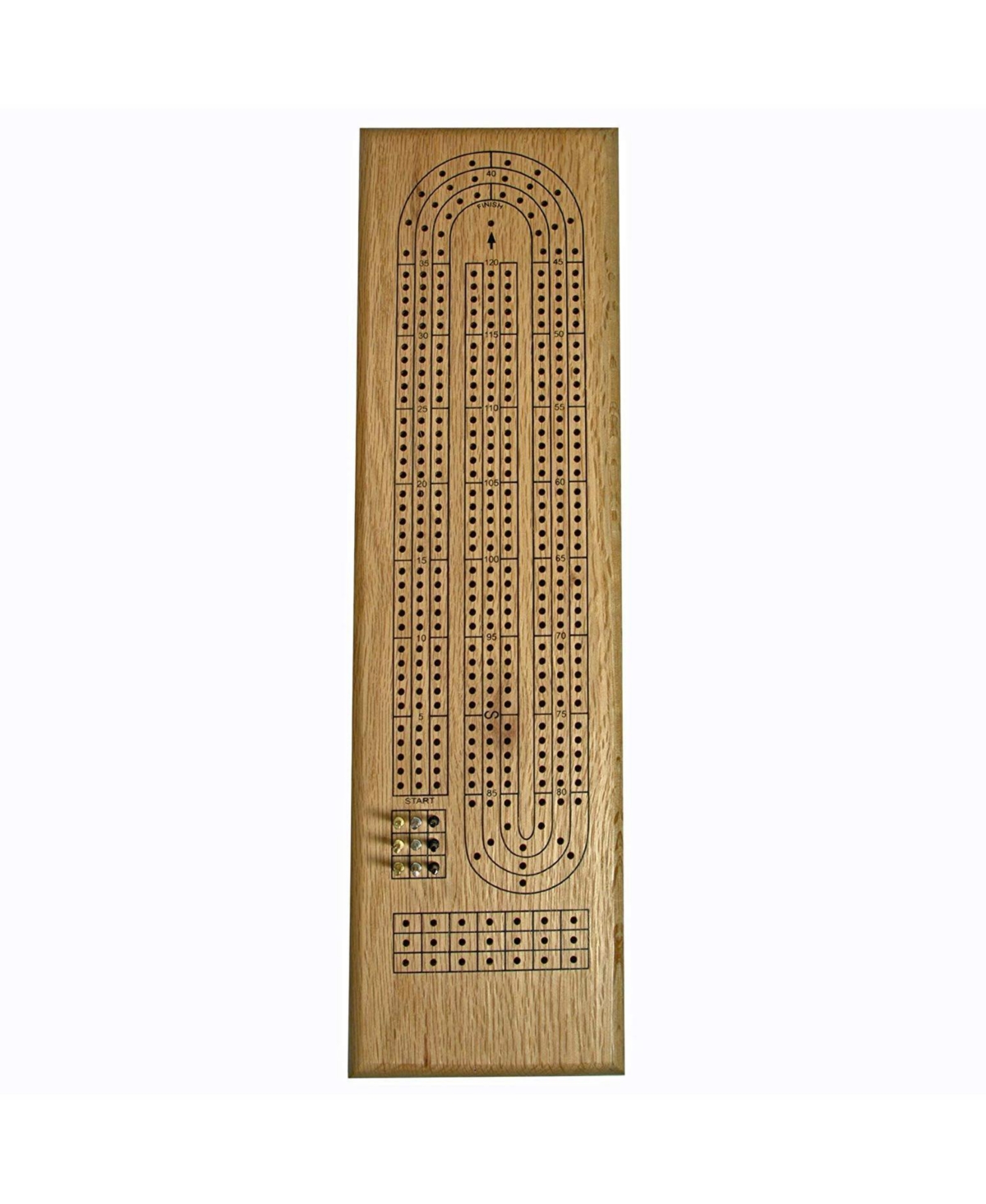 Click here for We Games Classic Cribbage Set - Solid Wood Continu... prices