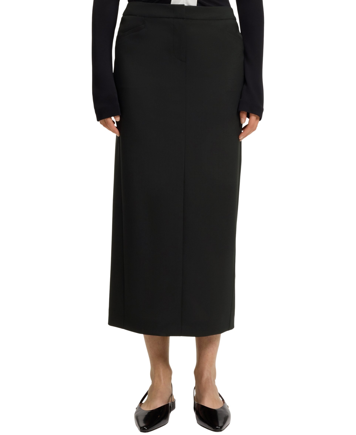 Click here for Boss by Hugo Boss Womens Virgin Wool Pencil Skirt... prices