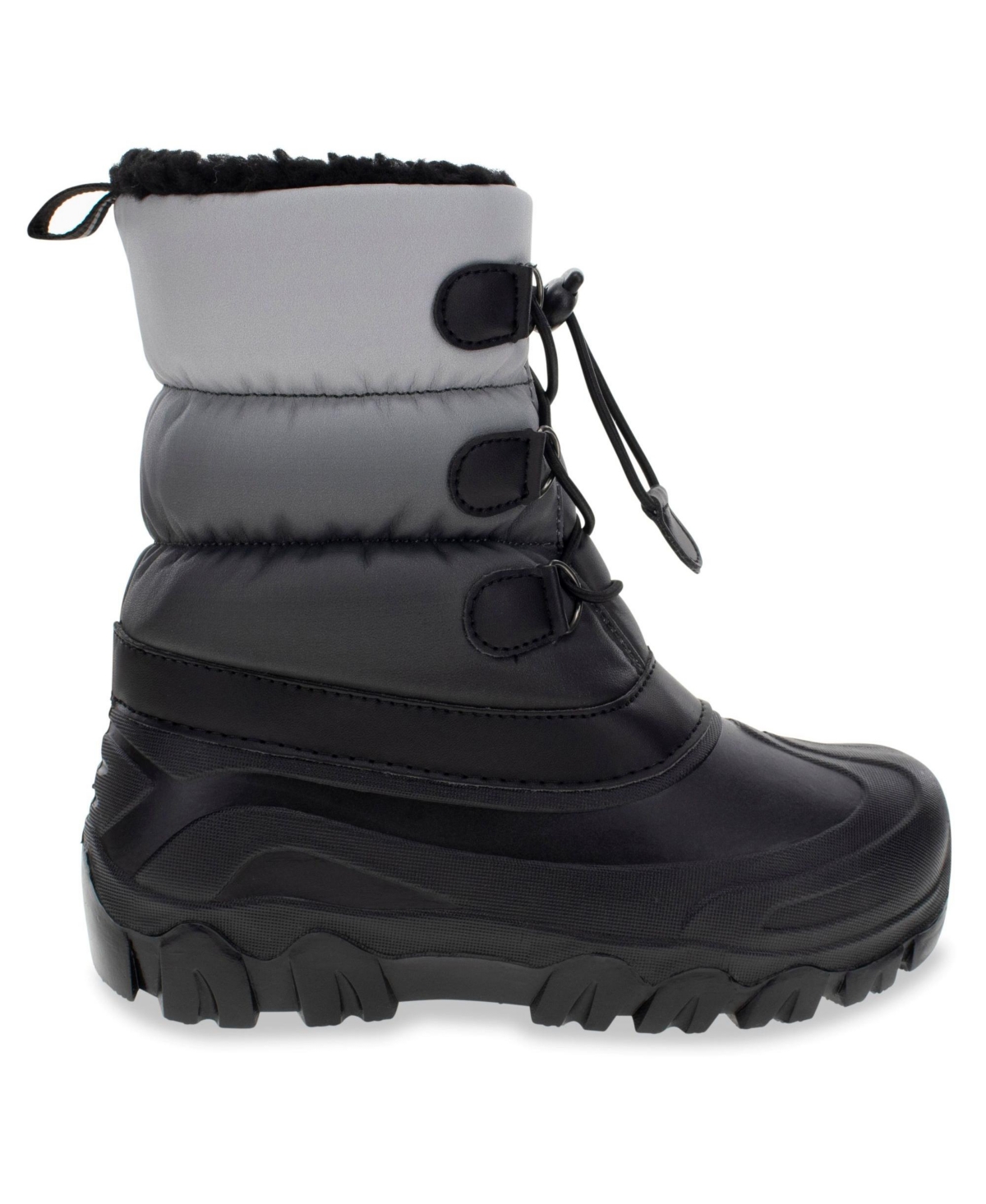 Click here for Western Chief Boys Gray Ombre Snow Boot - Black prices