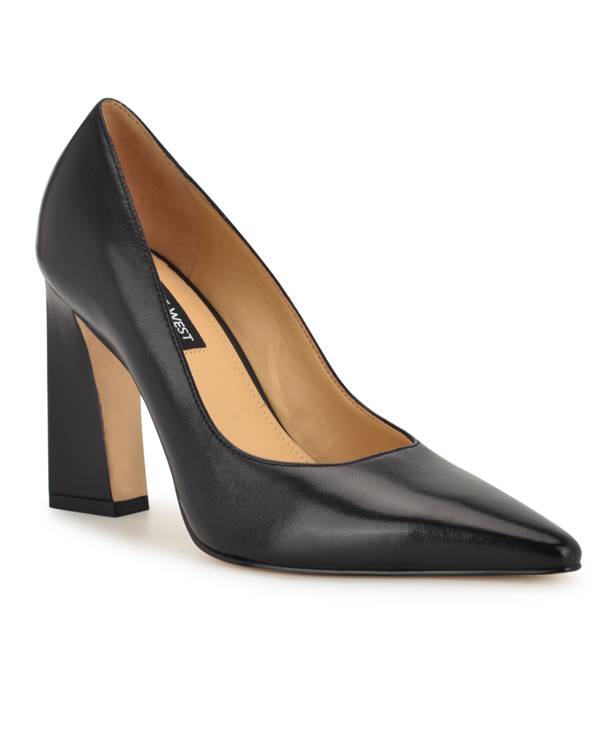 Click here for Nine West Womens Tamant Tapered Block Heel Pumps -... prices
