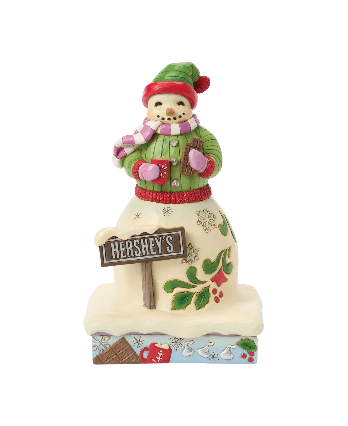 Click here for Jim Shore Hershey Snowman with Hershey Sign - Mult... prices