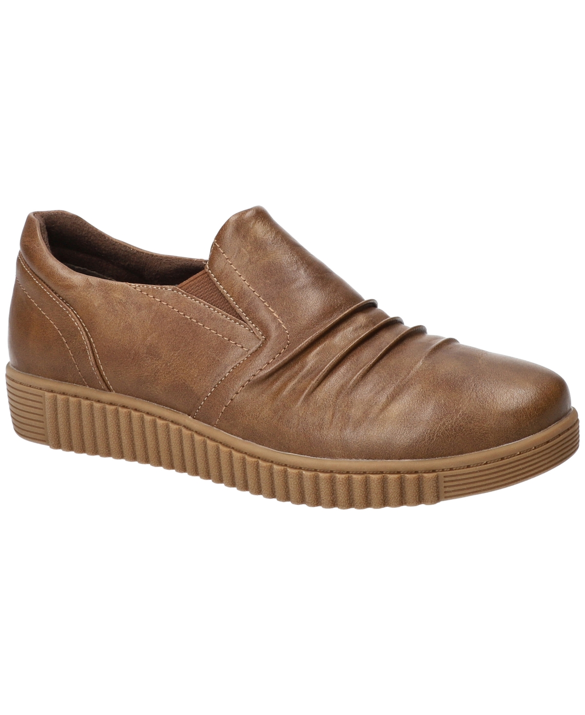 Click here for Easy Street Womens Kipper Comfort Flats - Taupe prices