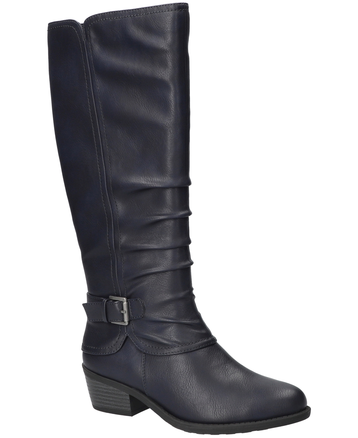 Click here for Easy Street Womens Tenille Tall Zipper Boots - Nav... prices