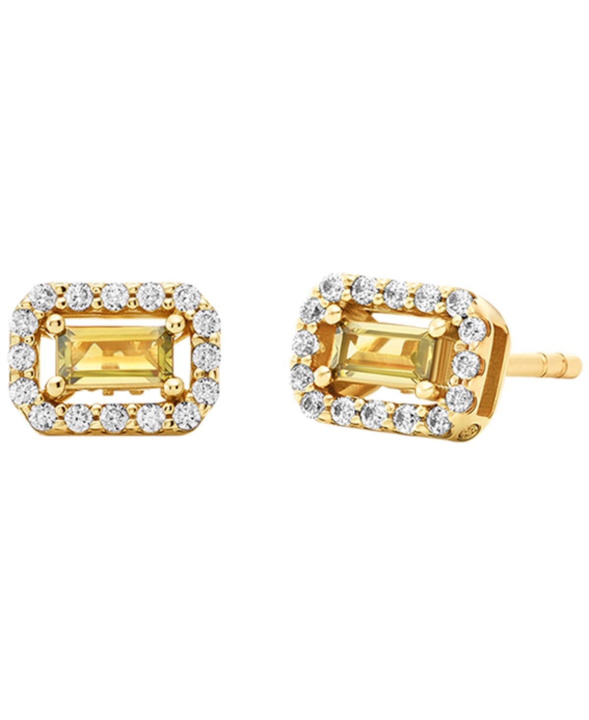 Click here for Michael Kors Cubic Zirconia Cut Stud Earrings - Go... prices