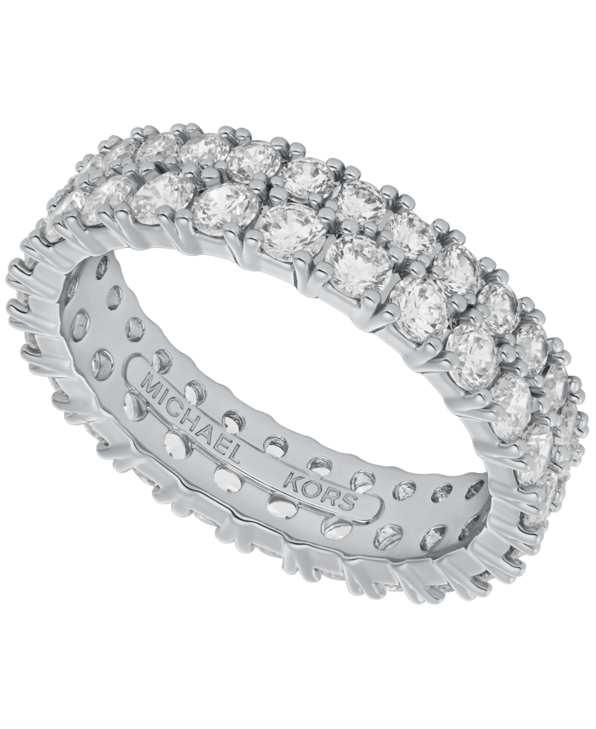 Click here for Michael Kors Cubic Zirconia Tennis Sized Ring - Si... prices