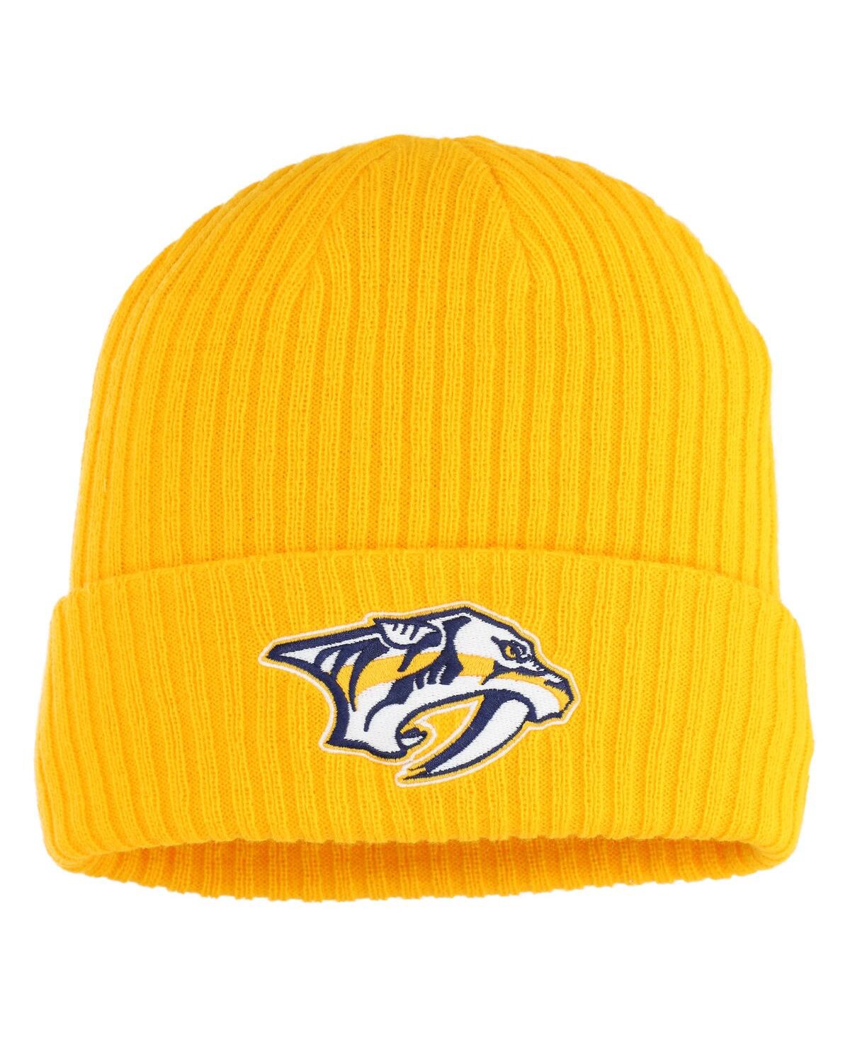 Click here for Fanatics Mens Gold Nashville Predators Logo Cuffed... prices