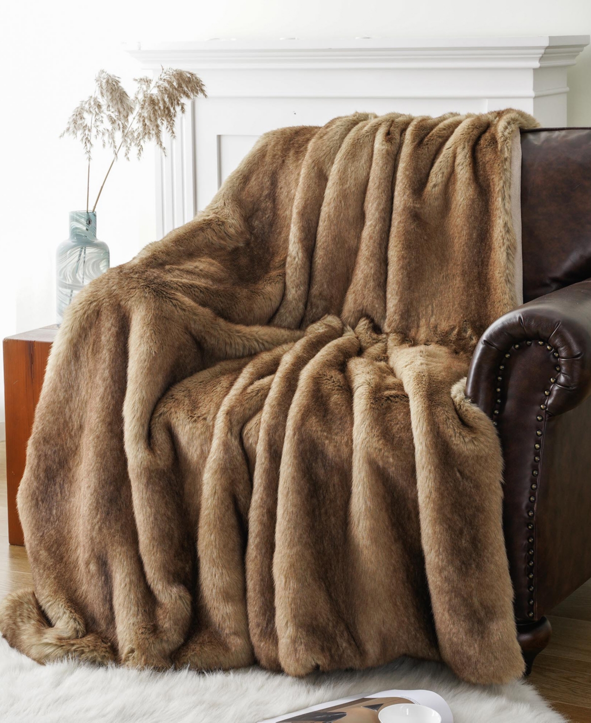 Click here for Battilo Luxury Tipped Faux Fur Throw  50 x 60 - Ca... prices