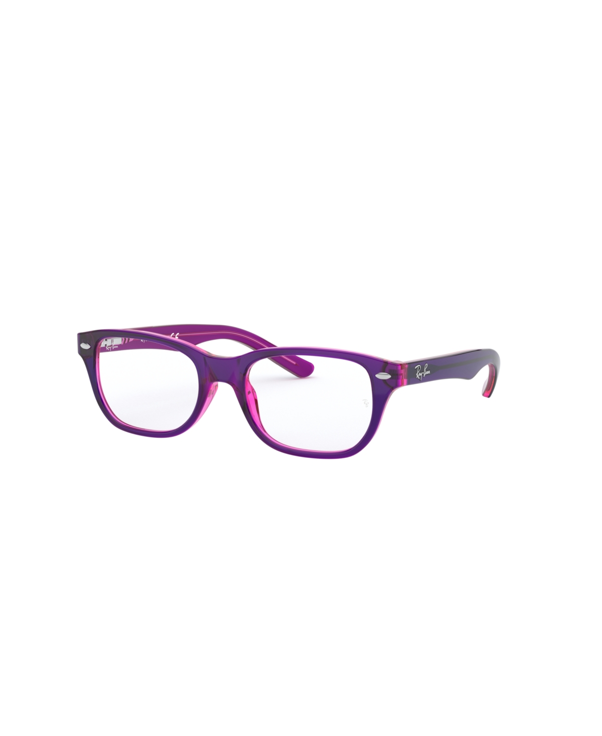 Click here for Ray-Ban Jr Child Square Eyeglasses  RB1555 - Viole... prices