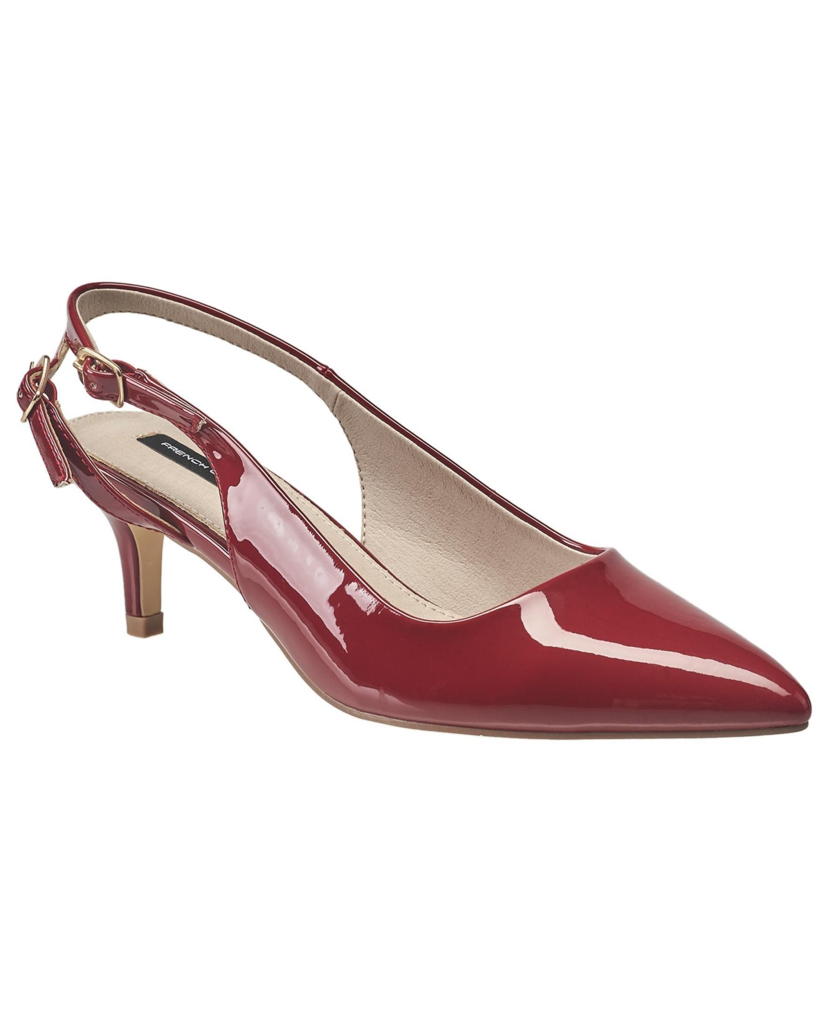 French Connection Womens Vichy Double Strap Slingback - Red