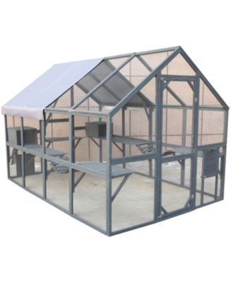 Streamdale Furniture Cat Run Outdoor Catio 110 Inch - Macy's