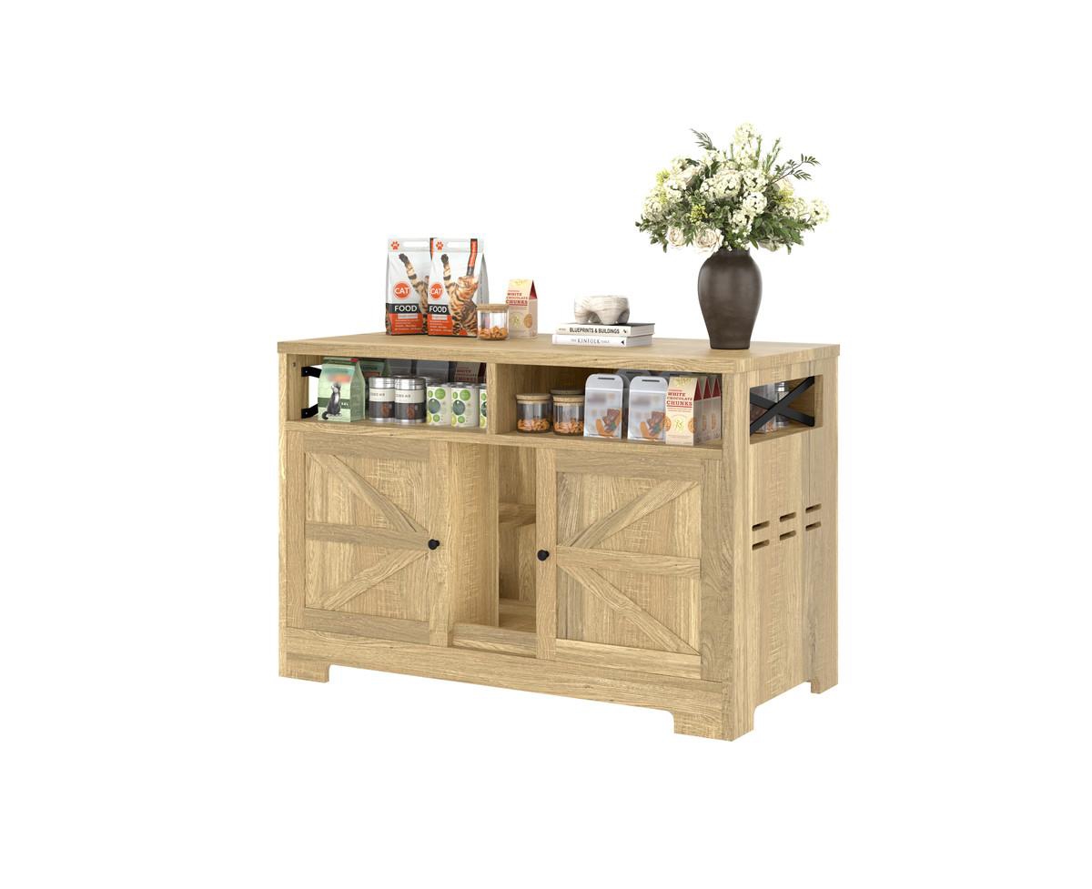 Click here for Casainc 47 Farmhouse Storage Cabinet with Double H... prices