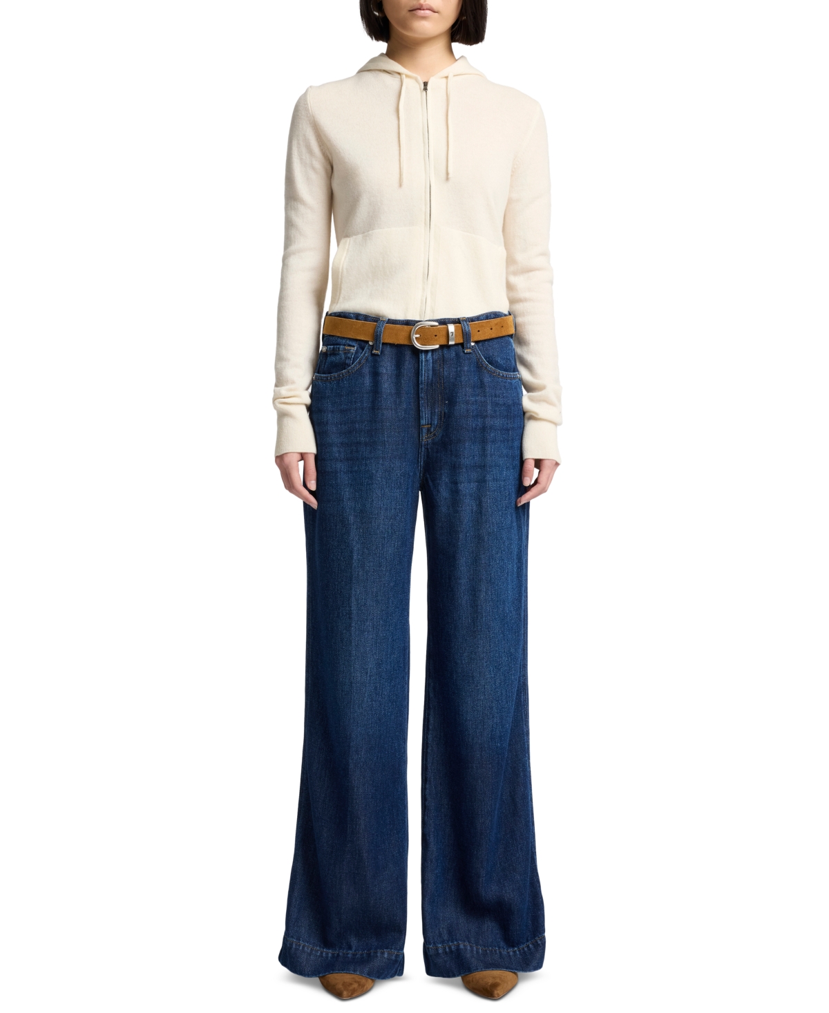 Click here for 7 For All Mankind Womens Modern Dojo High-Rise Fla... prices