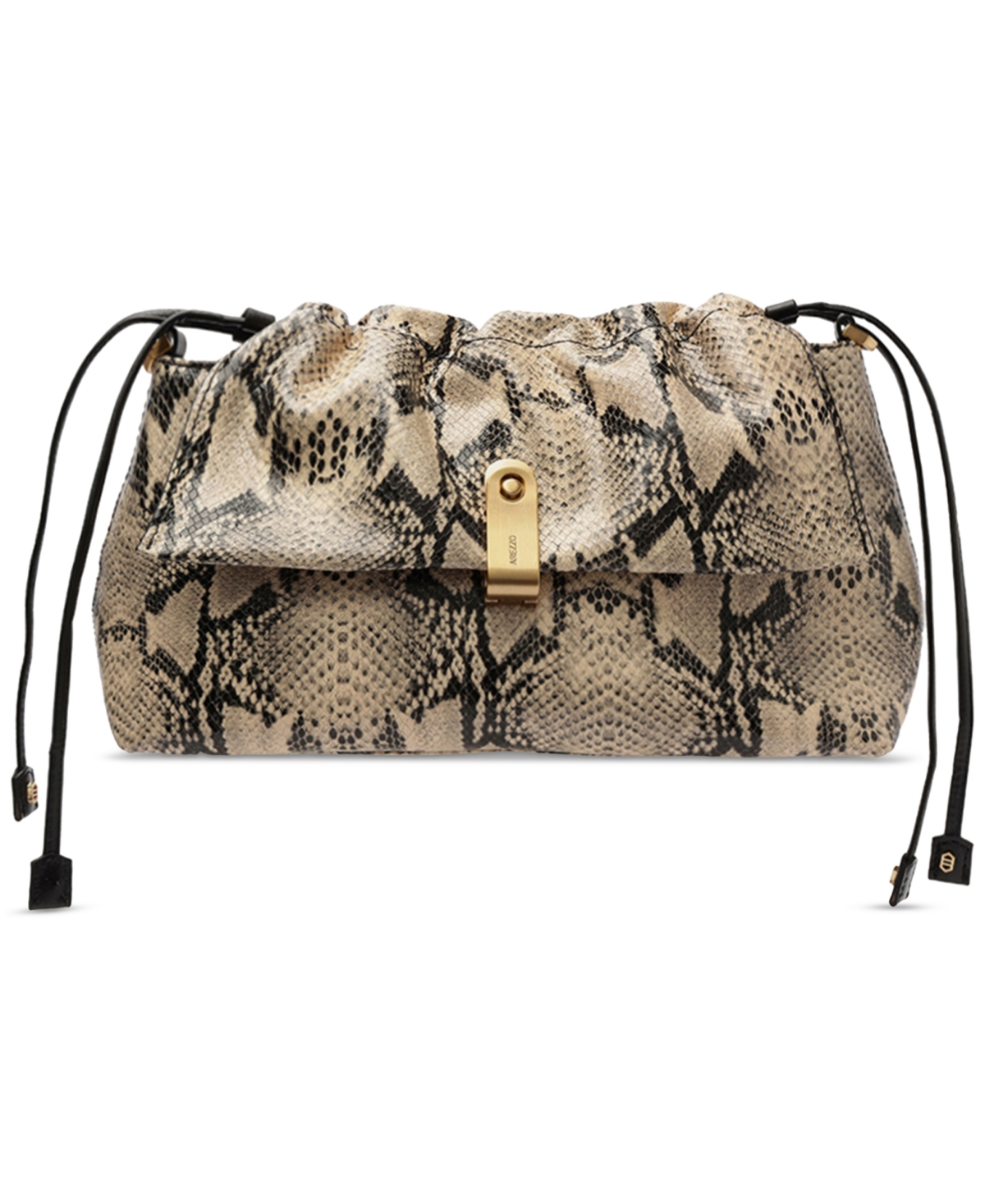 Click here for Arezzo Nicole Medium Leather Pouch - Snake prices