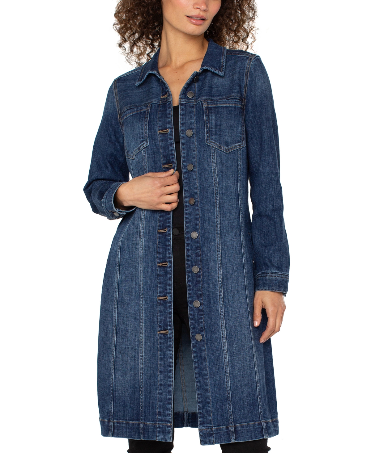 Click here for Liverpool Los Angeles Womens Long Trucker Jacket -... prices