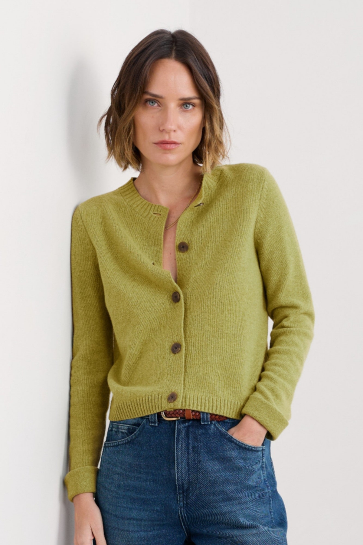 Click here for Seasalt Cornwall Womens Tern Tide Cardigan - Moss prices