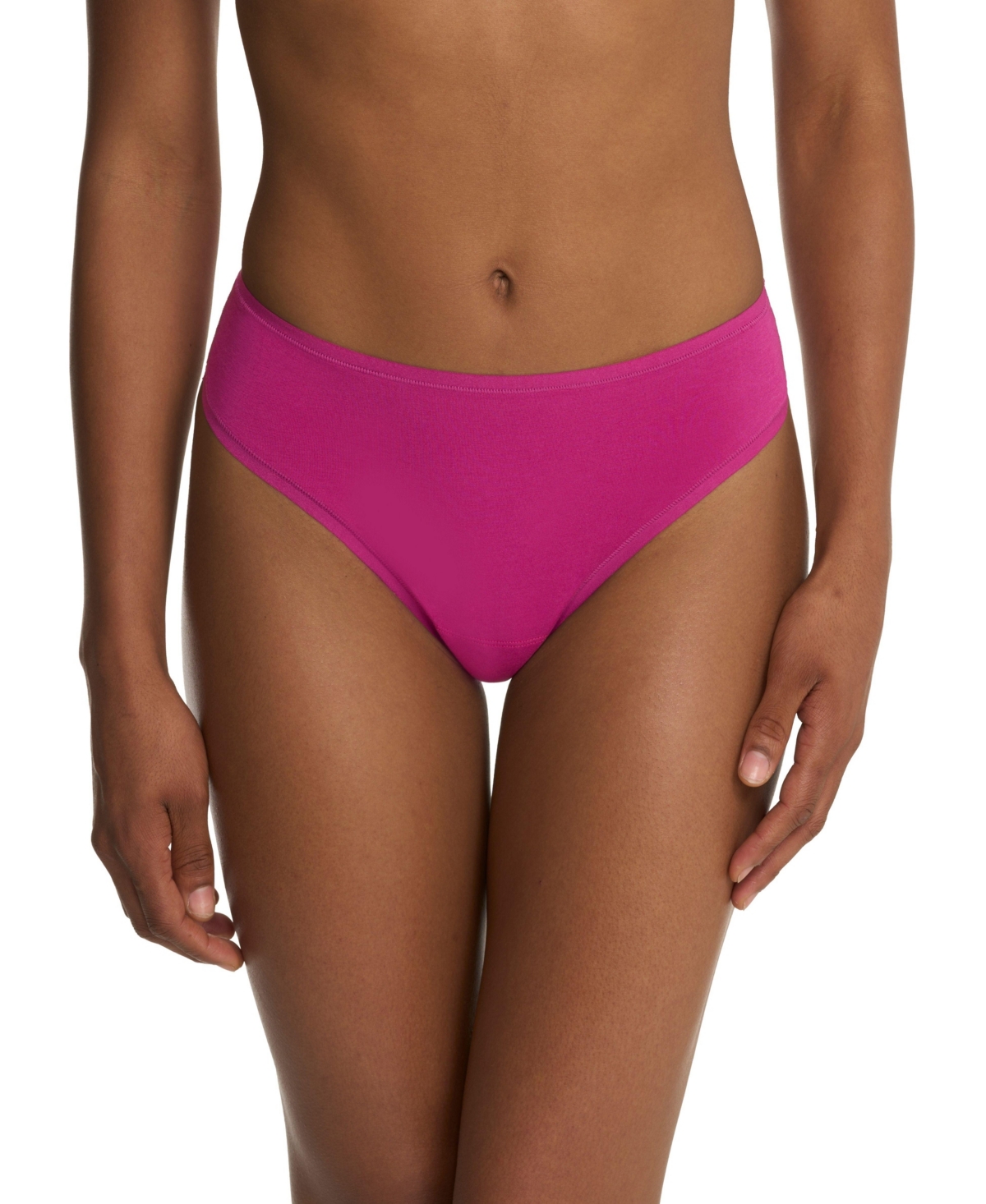 Click here for Natori Womens Bliss Bare Cotton Thong - Sakura prices