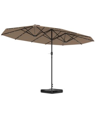 Click here for Outsunny Double Sided Sun Umbrella Garden Parasol... prices