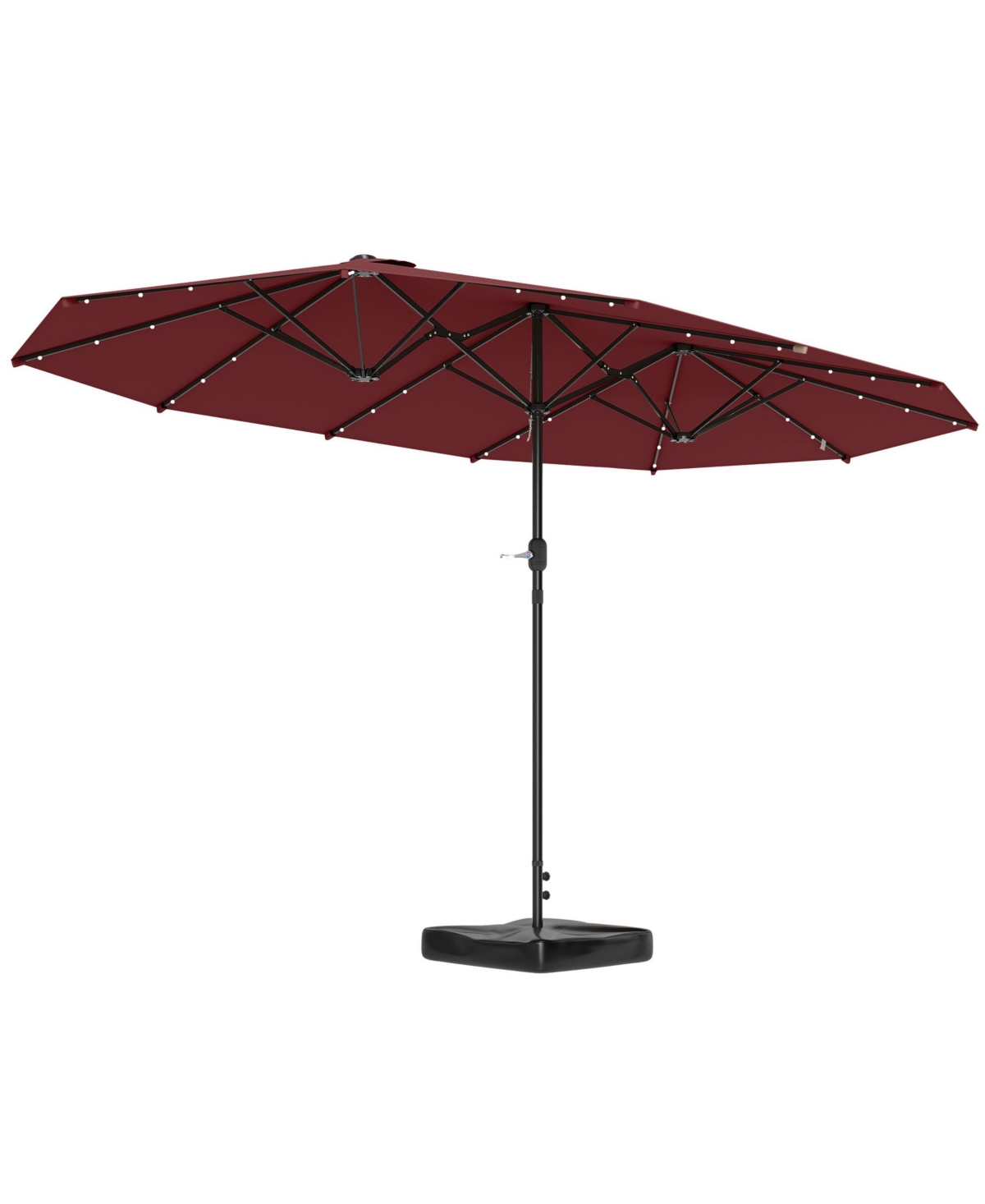 Click here for Outsunny Double-Sided Sun Umbrella  Garden Parasol... prices