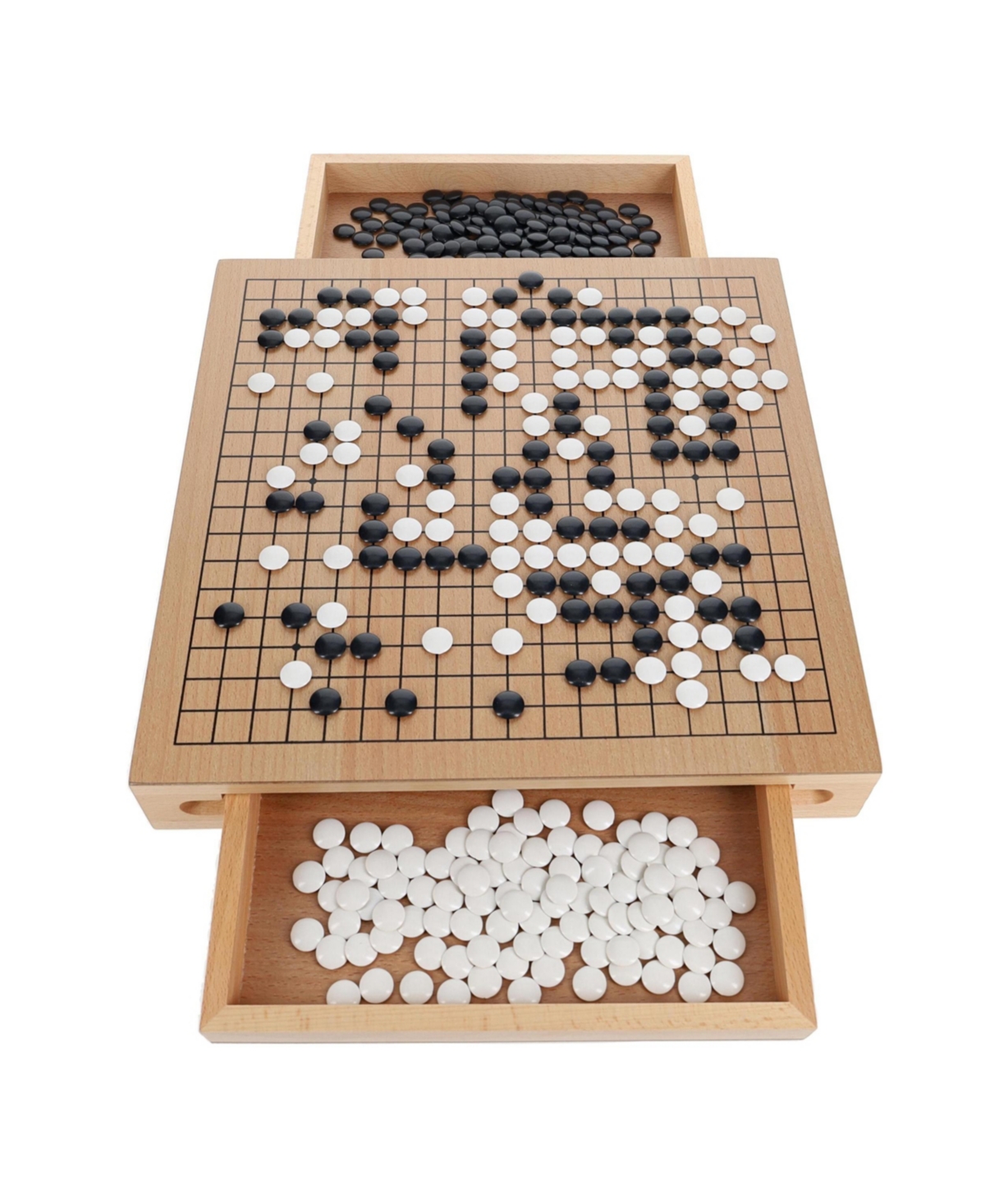 Click here for We Games Wood Go Set with Pull Out Drawers -12 in.... prices
