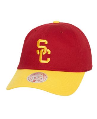 Mitchell & Ness Men's Red USC Trojans Team 2 Tone 2.0 Strapback Dad Hat ...