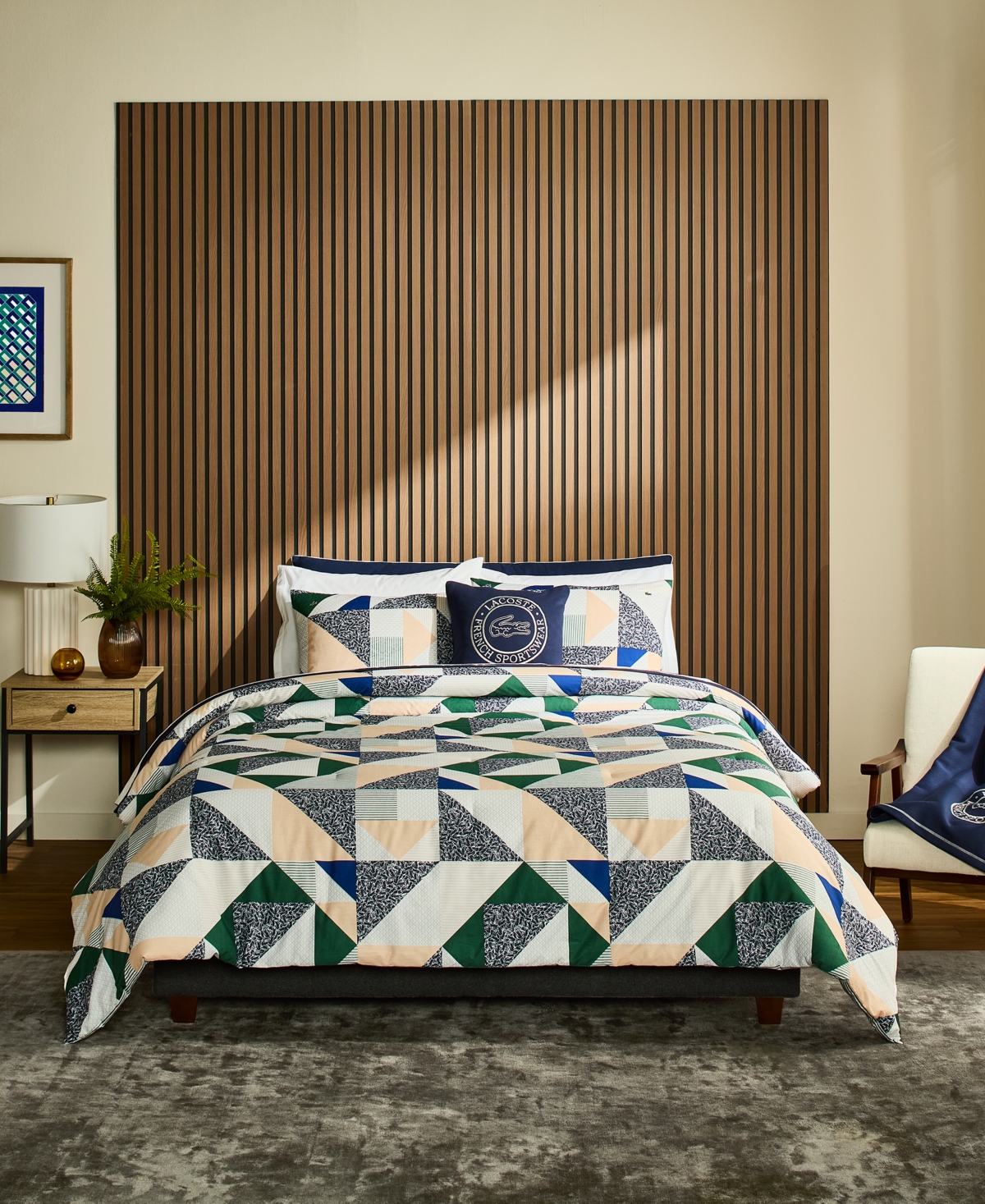 Click here for Lacoste Signature Cotton 3-Pc. Comforter Set  Full... prices
