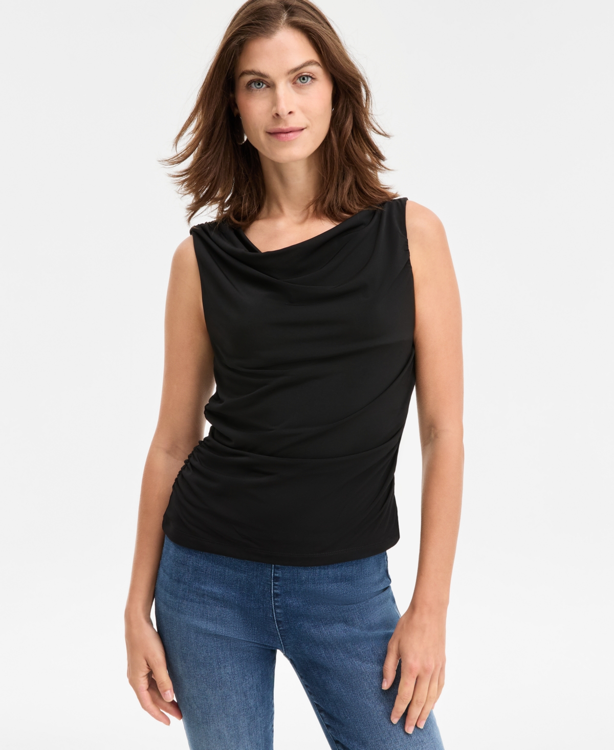 Click here for I.n.c. International Concepts Womens Cowl-Neck Sle... prices