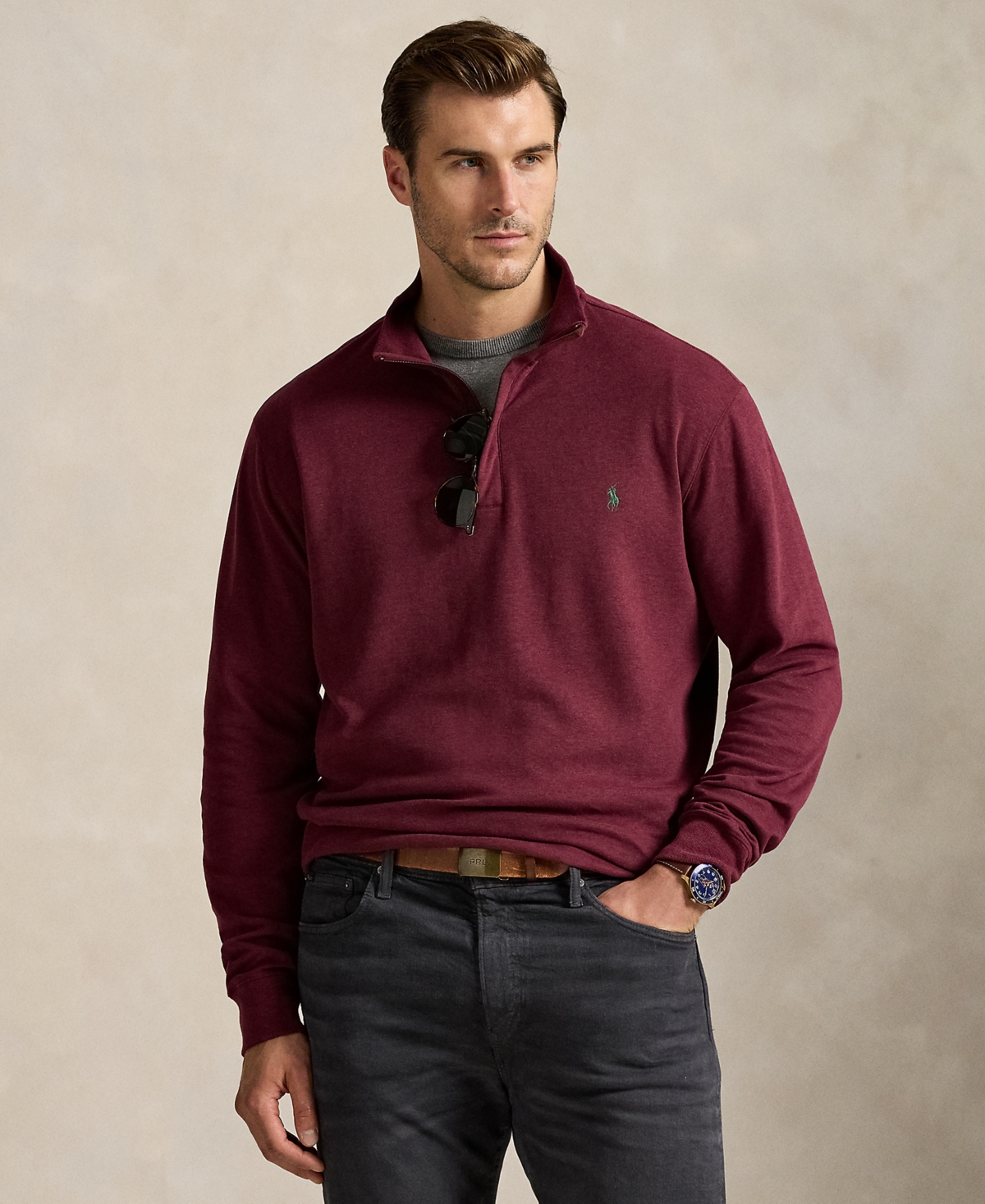 Click here for Polo Ralph Lauren Mens Big & Tall Luxury Jersey Qu... prices