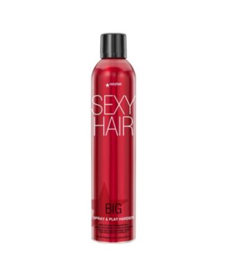 Sexy Hair Big Spray & Play Harder Firm Volumizing Hairspray 10oz - Macy's
